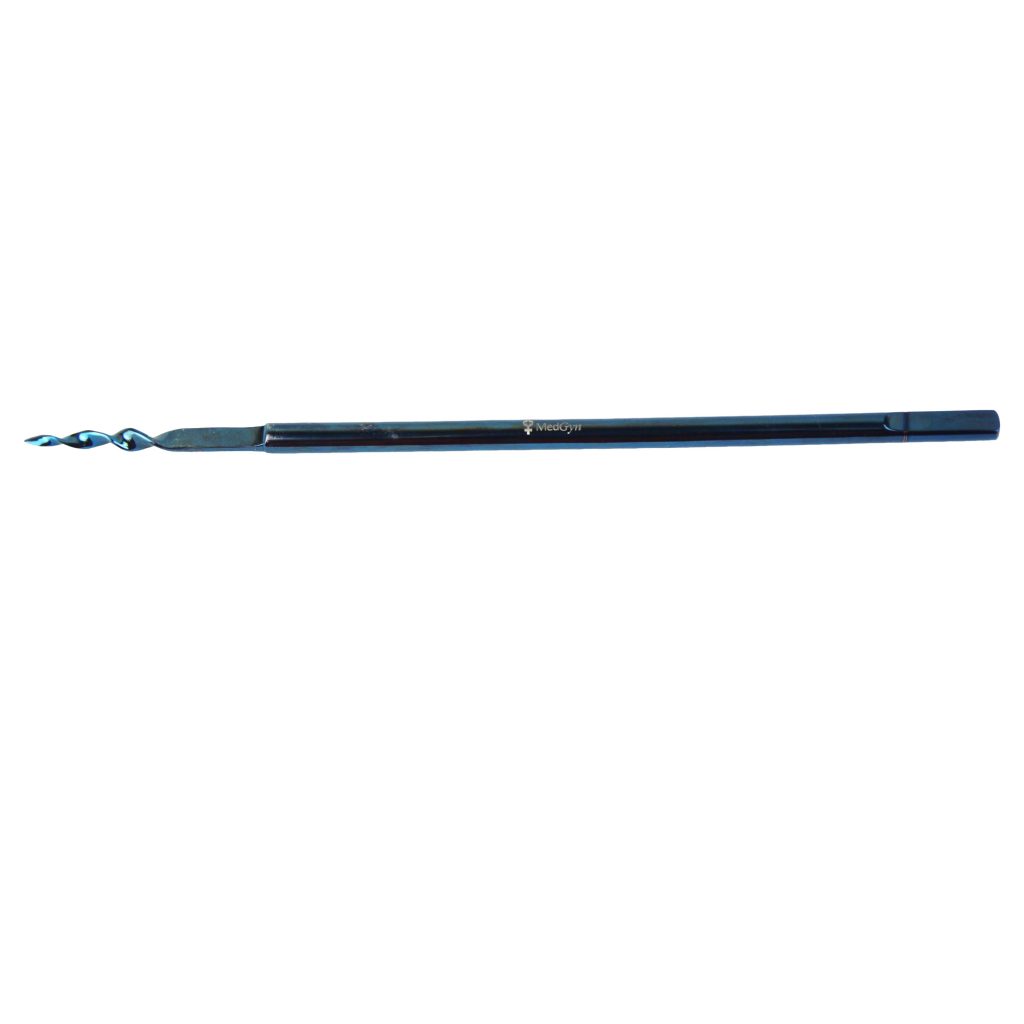 Spiral Endocervical Curette Blue Titanium - Blue Marble Medical and ...